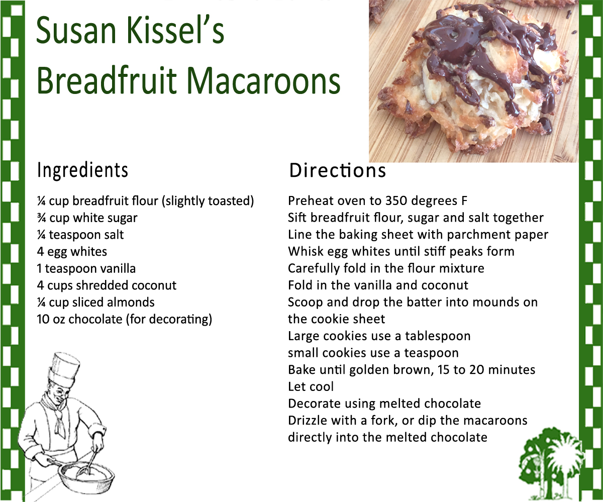 Breadfruit Flour Recipes-Macaroons - Trees That Feed Foundation